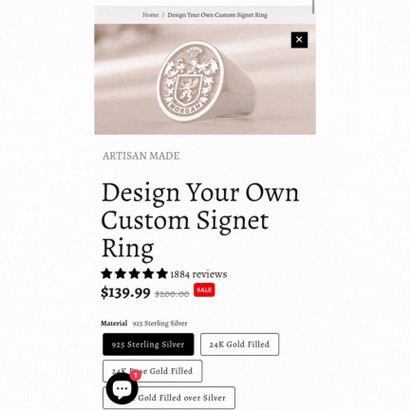 Royal Signet - Design Your Own Custom Signet Rings